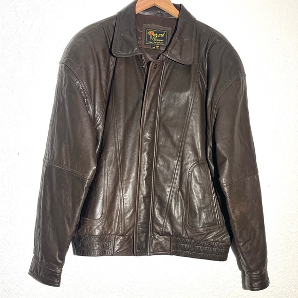 Reed | Jackets & Coats | Vintage Reed Sportswear Leather Jacket | Poshmark